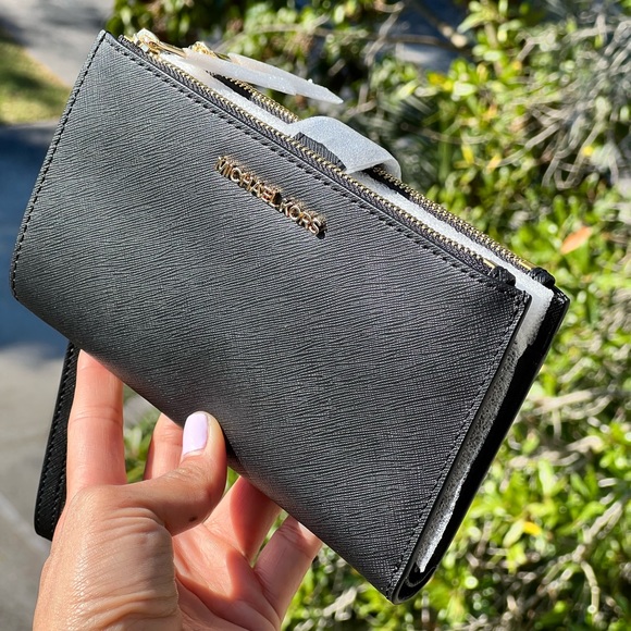 Michael Kors | Bags | Michael Kors Double Zip Wristlet Wallets For ...